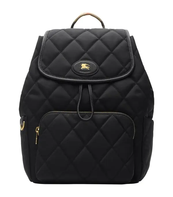 Burberry Quilted Horseshoe Backpack