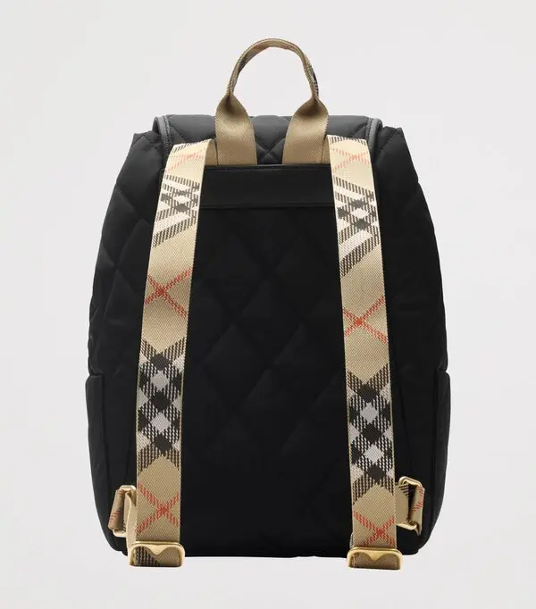 Burberry Quilted Horseshoe Backpack