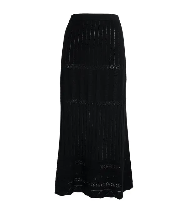 ERES Rythmée Wool-cashmere Maxi Skirt