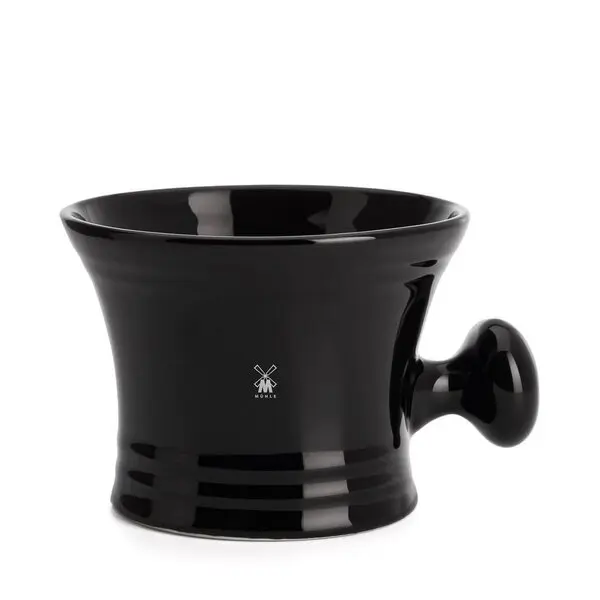 MUHLE Porcelain Shaving Mug With Handle - Black