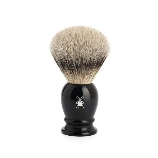 MUHLE Classic Large Black Silvertip Badger Shaving Brush - One-color