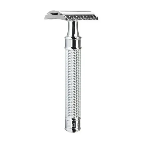 MUHLE Traditional Large Safety Razor Open Comb - Chrome