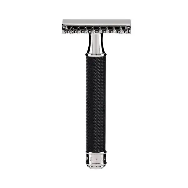 MUHLE Traditional Safety Razor Open Comb - Black