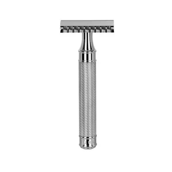MUHLE Traditional Large Steel Safety Razor Open Comb - Stainless Steel