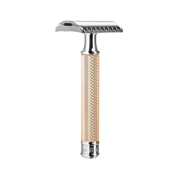 MUHLE Traditional Safety Razor Open Comb - Rosegold