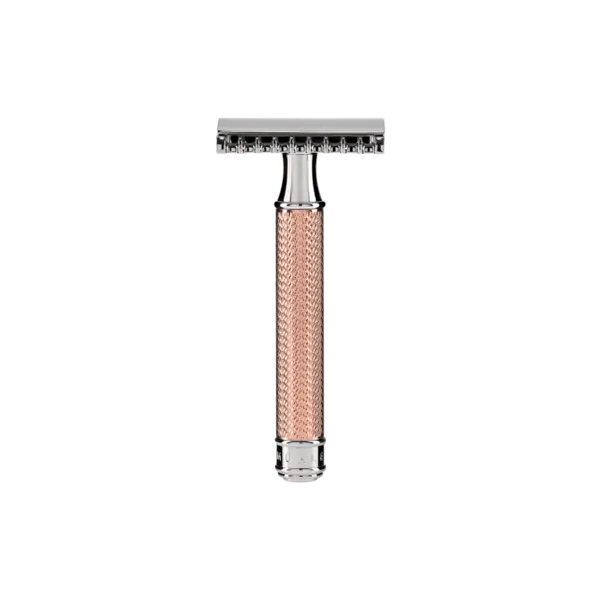 MUHLE Traditional Safety Razor Open Comb - Rosegold
