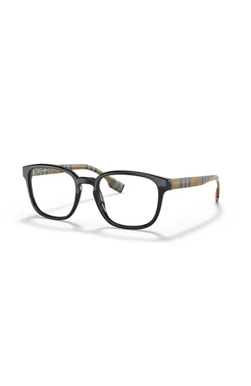 Burberry 53mm Square Optical Glasses - Black