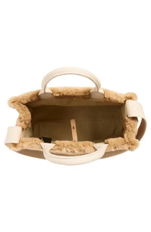Marni Faux Fur Basket Handbag