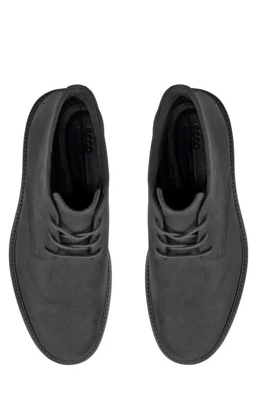 Ecco Metropole London Waterproof Suede Chukka Boot - Black