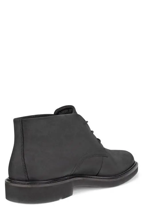 Ecco Metropole London Waterproof Suede Chukka Boot - Black