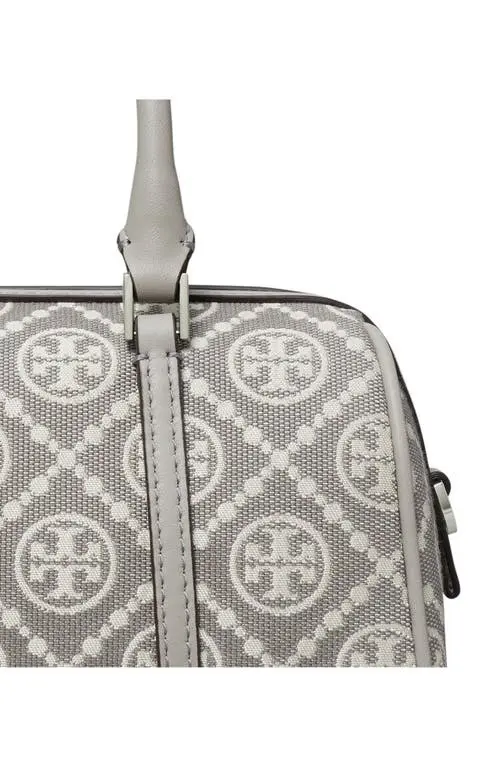 Tory Burch Mini T Monogram Jacquard Utility Barrel Bag