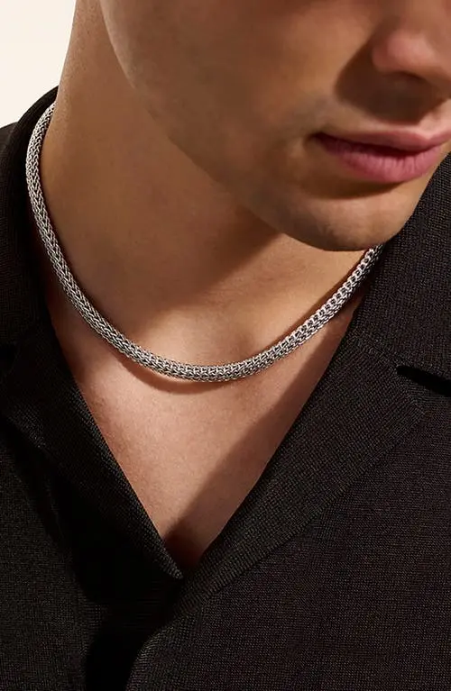 John Hardy Sterling Chain Necklace - Silver
