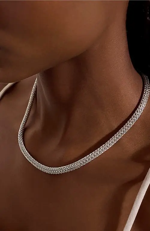 John Hardy Sterling Chain Necklace - Silver