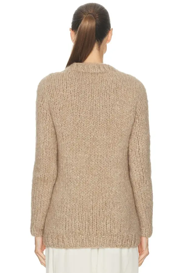 Gabriela Hearst Lawerence Cashmere Sweater - Oatmeal