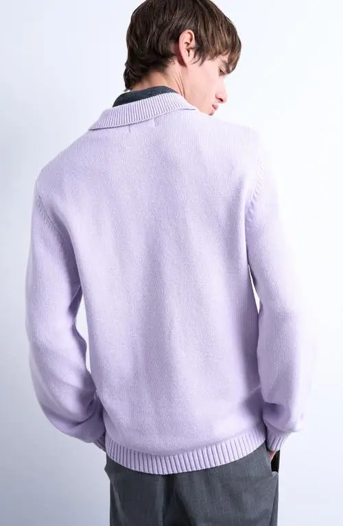 Topman Half-zip Polo Sweater