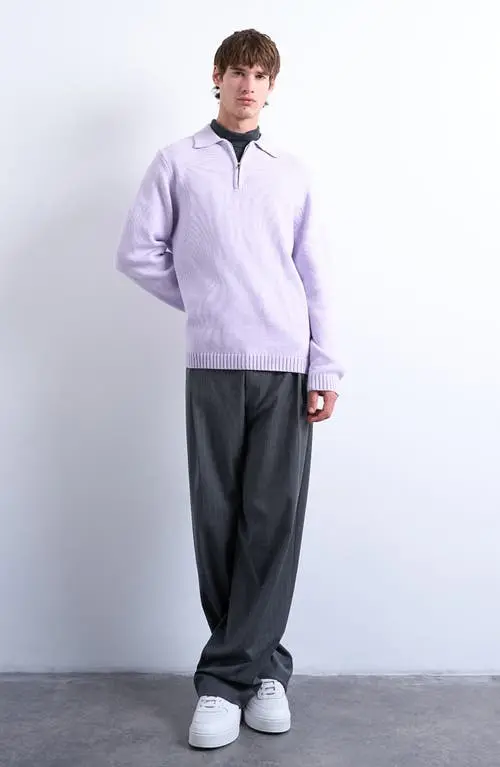 Topman Half-zip Polo Sweater