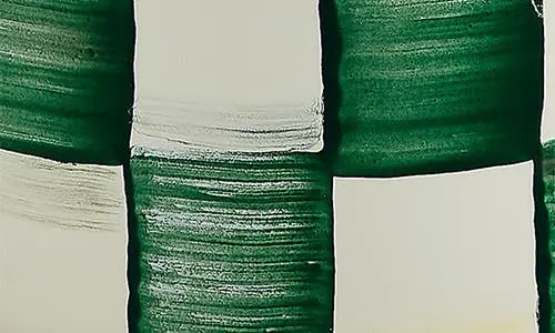 MACKENZIE-CHILDS Check Small Enameled Steel Canister - Emerald