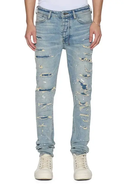 Ksubi Van Winkle Ripped Scatter Skinny Jeans