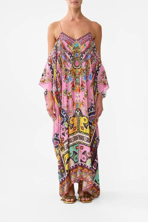 Camilla Drop Shoulder Strap Kaftan