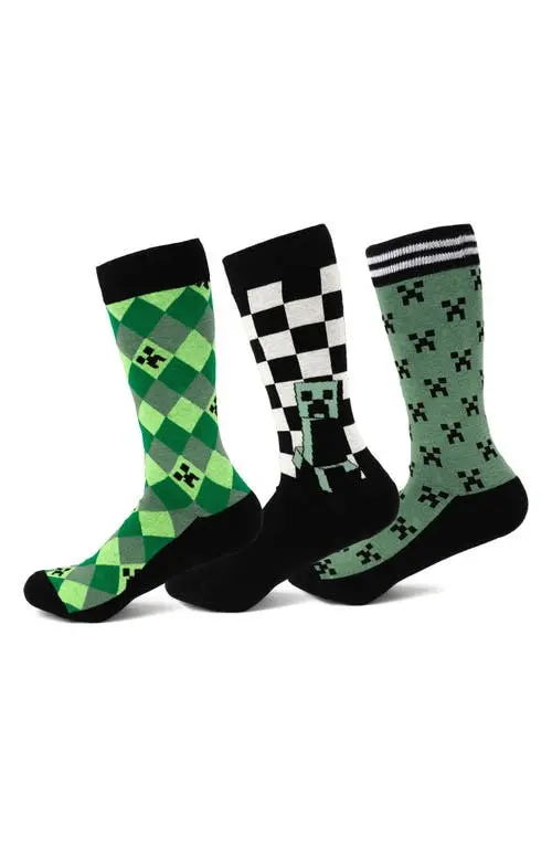 CUFFLINKS, INC. Creeper Crew Socks Set - Green