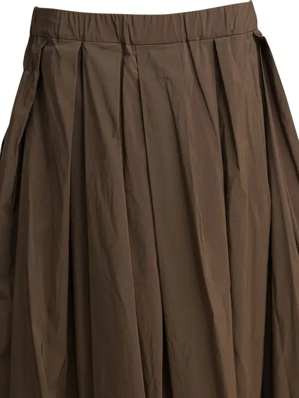 Max Mara Long Flared Skirt - Brown