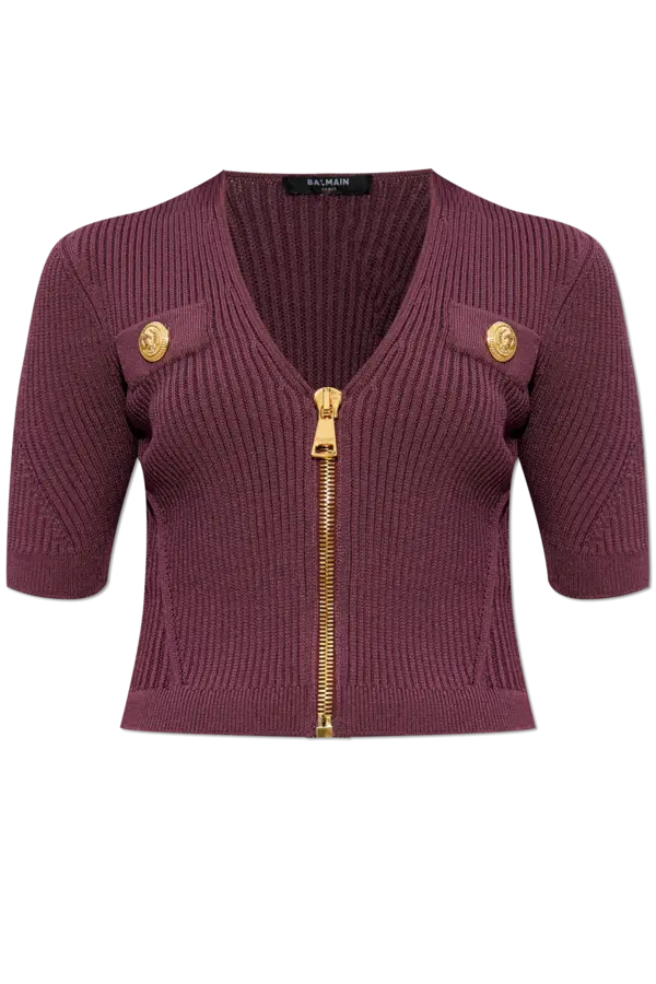 Balmain Top With Decorative Buttons