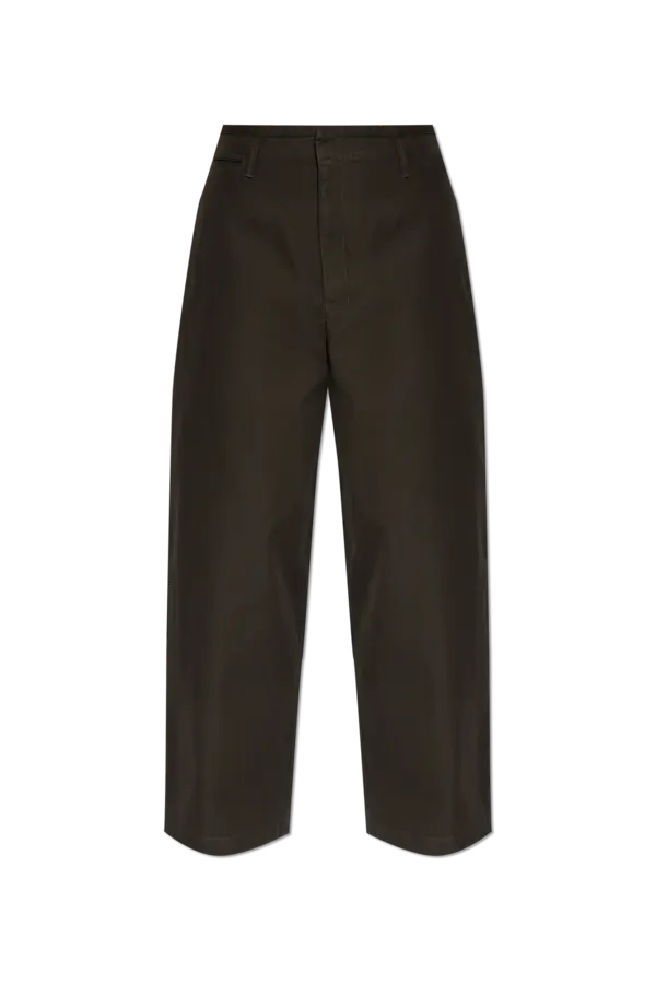 LEMAIRE High-waisted Wide-leg Trousers - Grey