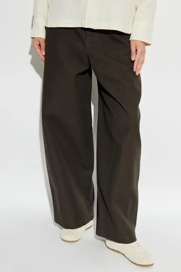 LEMAIRE High-waisted Wide-leg Trousers