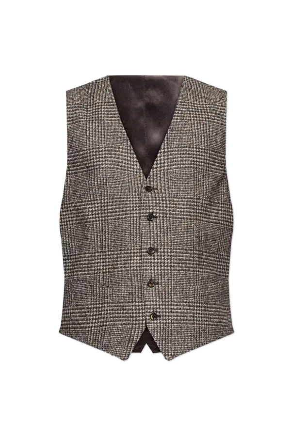 Dolce & Gabbana Checked Pattern Vest