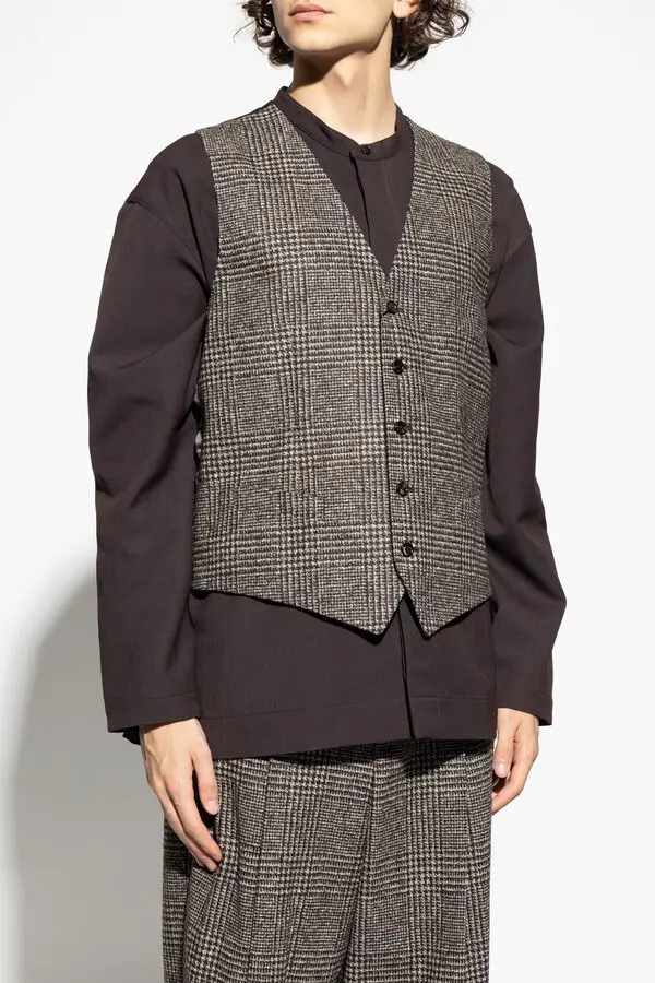 Dolce & Gabbana Checked Pattern Vest