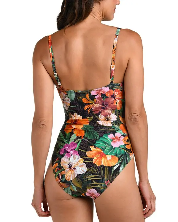 La Blanca Tropical Print One Piece Swimsuit