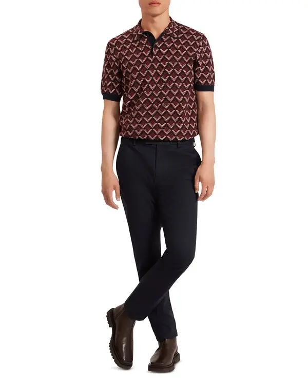 Ted Baker London Howeton Slim Stretch Cotton Chino Pant - Navy