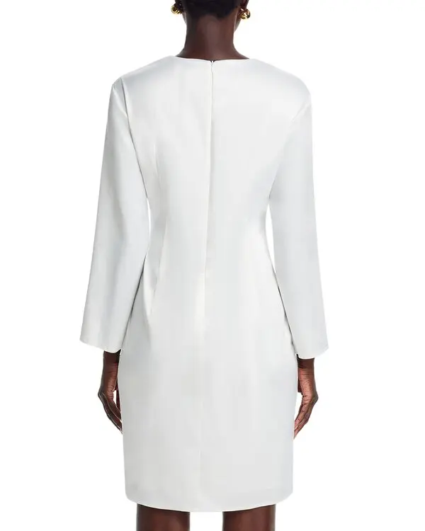 Area Stars Long Sleeve Empire Waist Dress In White - 49% Off | Editorialist