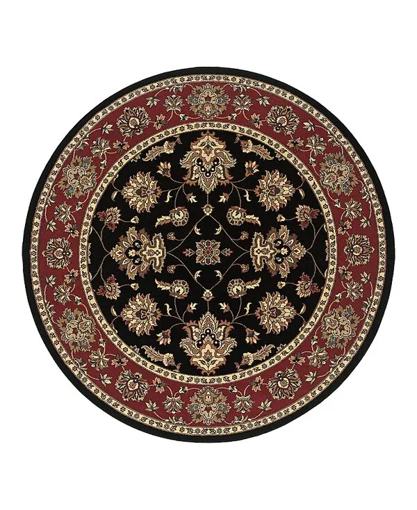 ORIENTAL WEAVERS Ariana 623m Round Area Rug 6'0 X 6'0 - Black