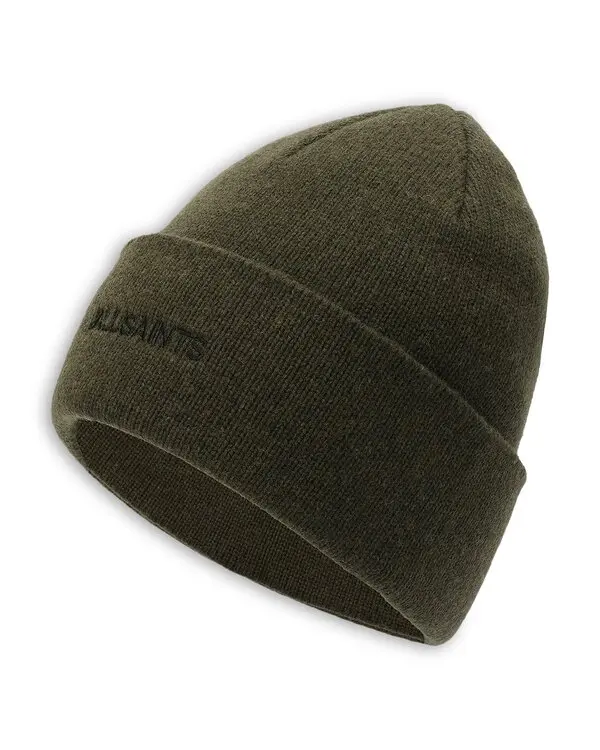 ALLSAINTS Underground Embroidered Logo Beanie