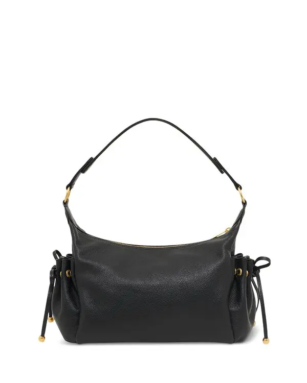 Gerard Darel Le Ema Leather Hobo Bag - Black