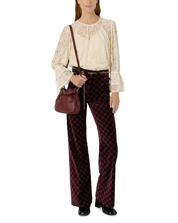 Gerard Darel Alexandra Lace Top