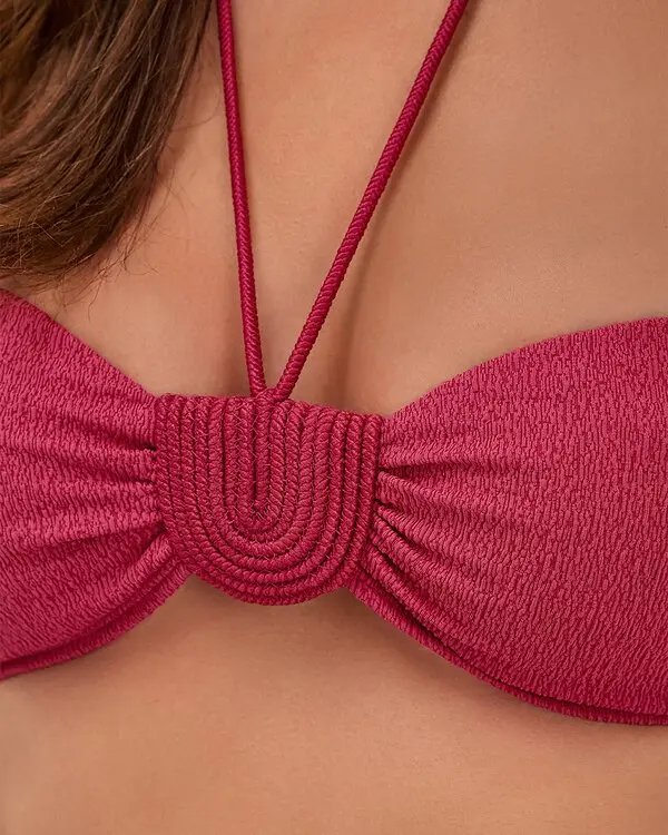 VIX PAULA HERMANNY Firenze Yara Bandeau Bikini Top
