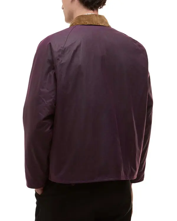 Barbour Transport Waxed Cotton Jacket - Grape