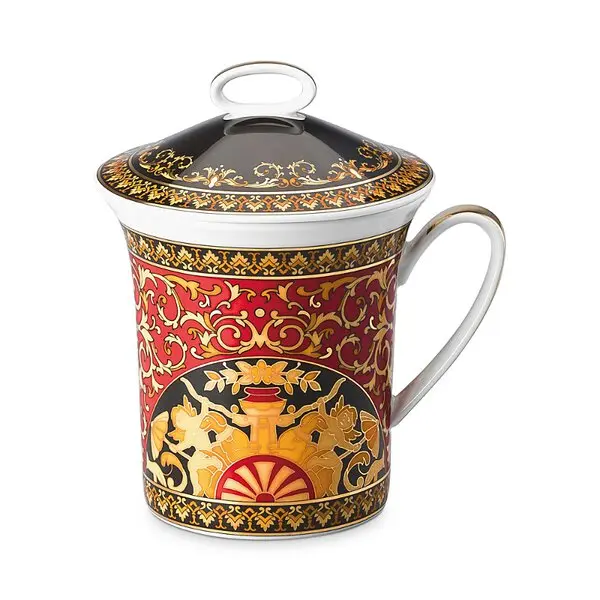 Versace Rosenthal Meets Medusa Mug - Red