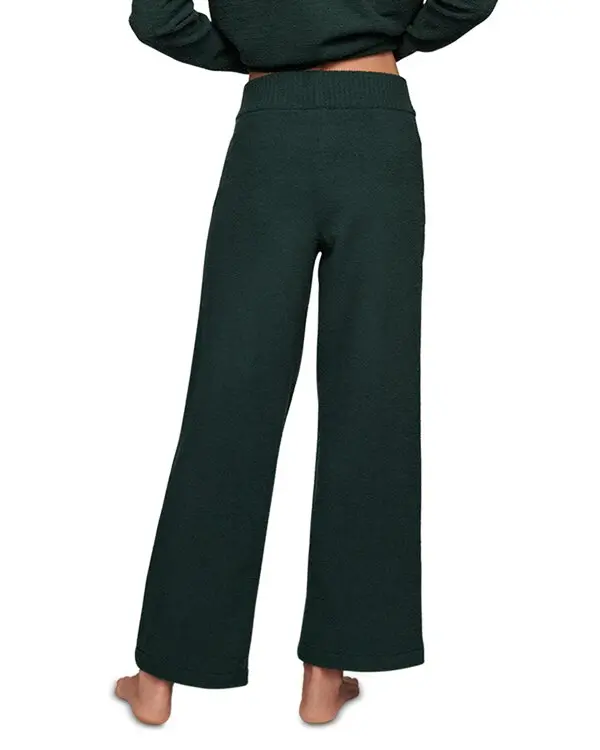 Eberjey Boucle Wide-leg Pants - Pine