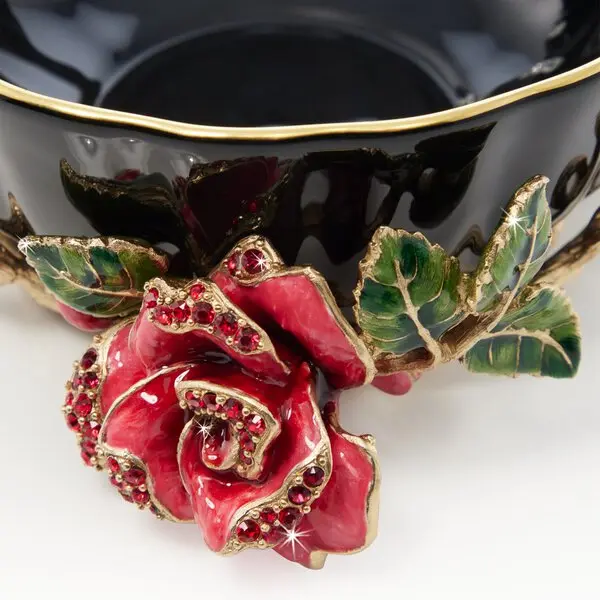 JAY STRONGWATER Catherine Night Bloom Bowl