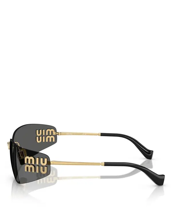 Miu Miu Rectangular Sunglasses, 75mm