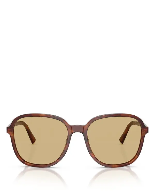 Miu Miu Pillow Sunglasses, 58mm - Yellow