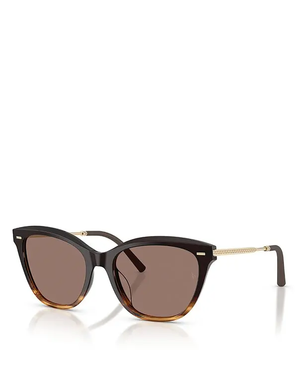 Oliver Spencer Cat Eye Sunglasses, 55mm - Brown