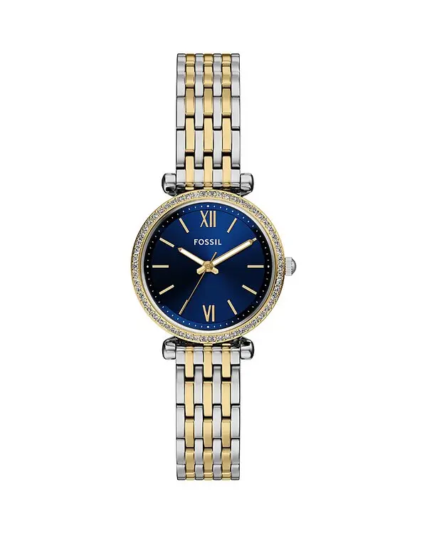 Fossil Carlie Watch - Blue/two Tone