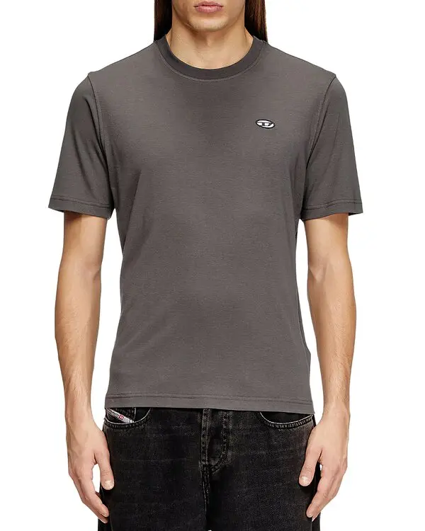 DIESEL® T-adjust-doval-pj Cotton Tee - Grey