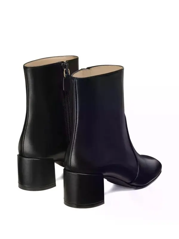 STUART WEITZMAN 70mm Maeve Zip Square-toe Ankle Boots