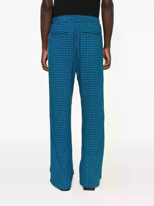 WALES BONNER Houndstooth Track Trousers