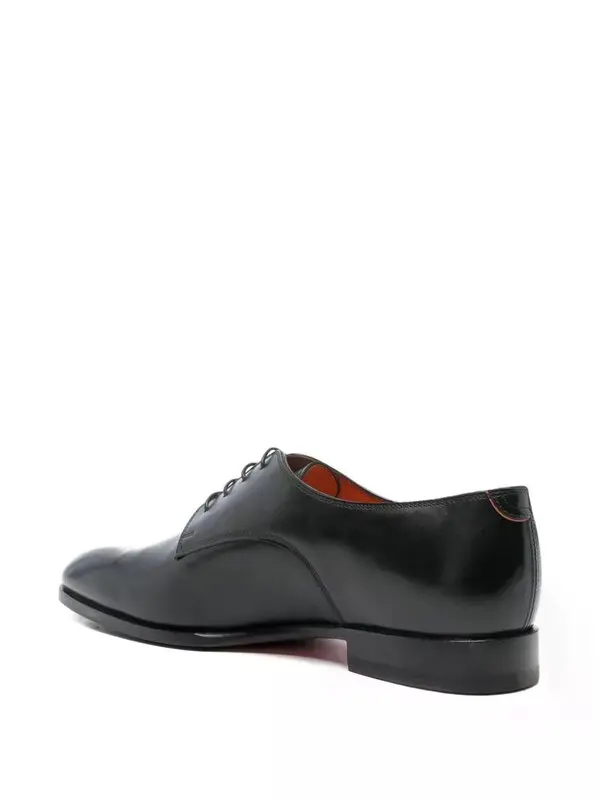 Santoni Block-heel Derby Shoes
